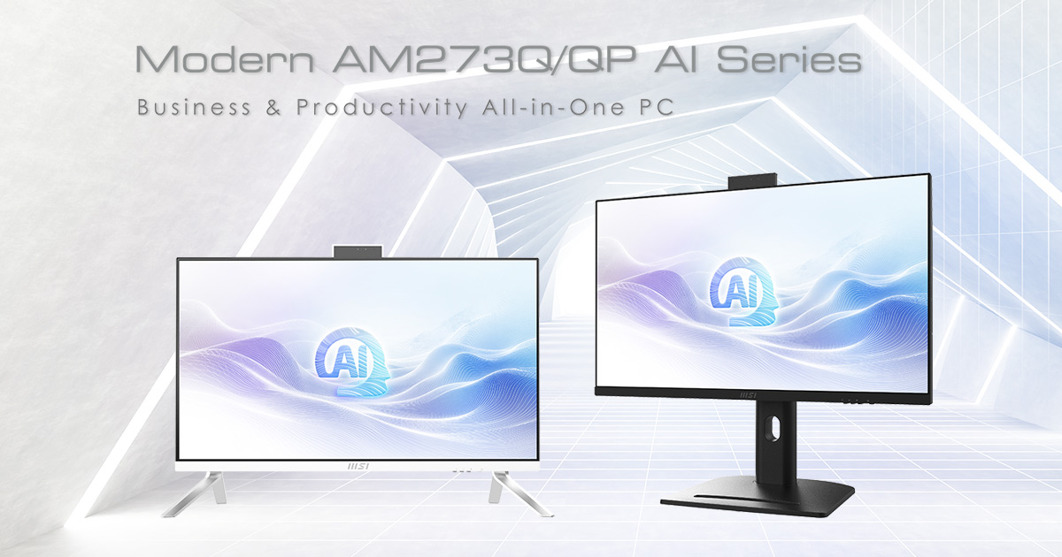 Modern AM273QP AI 1UM All-in-One PC | Business Computer | All in One ...