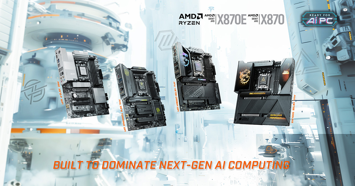All-New MSI X870(E) Motherboards -Built to Dominate Next-Gen AI Computing
