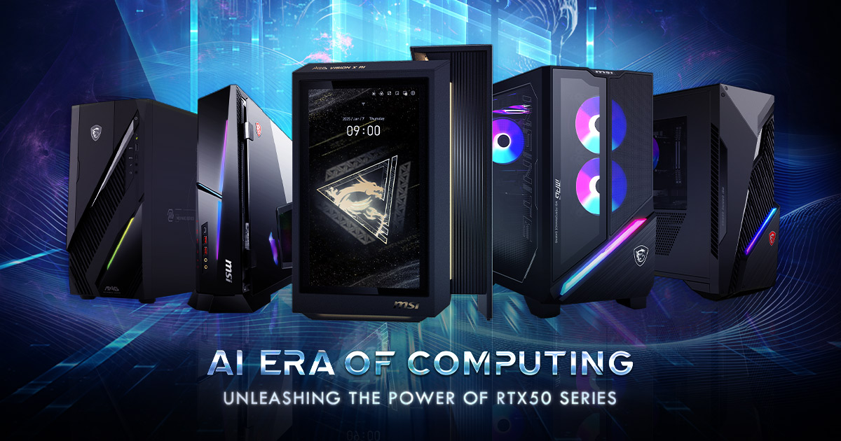 MSI Unveils New Lineup of Gaming Desktops Powered By NVIDIA GeForce RTX ...