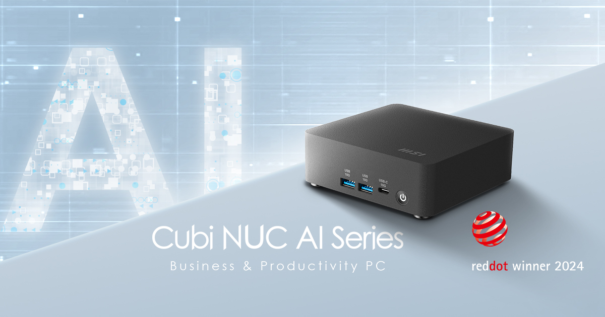 MSI Unveils the New Cubi NUC AI 1UMG: Compact Powerhouse for the AI Era