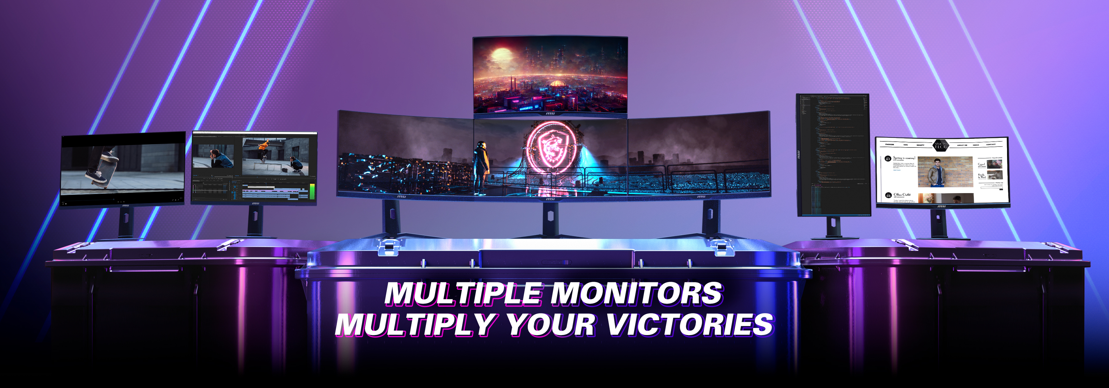 Gaming Monitor for Multi Setup 2023 | Multiple Monitors, Multiply Your ...