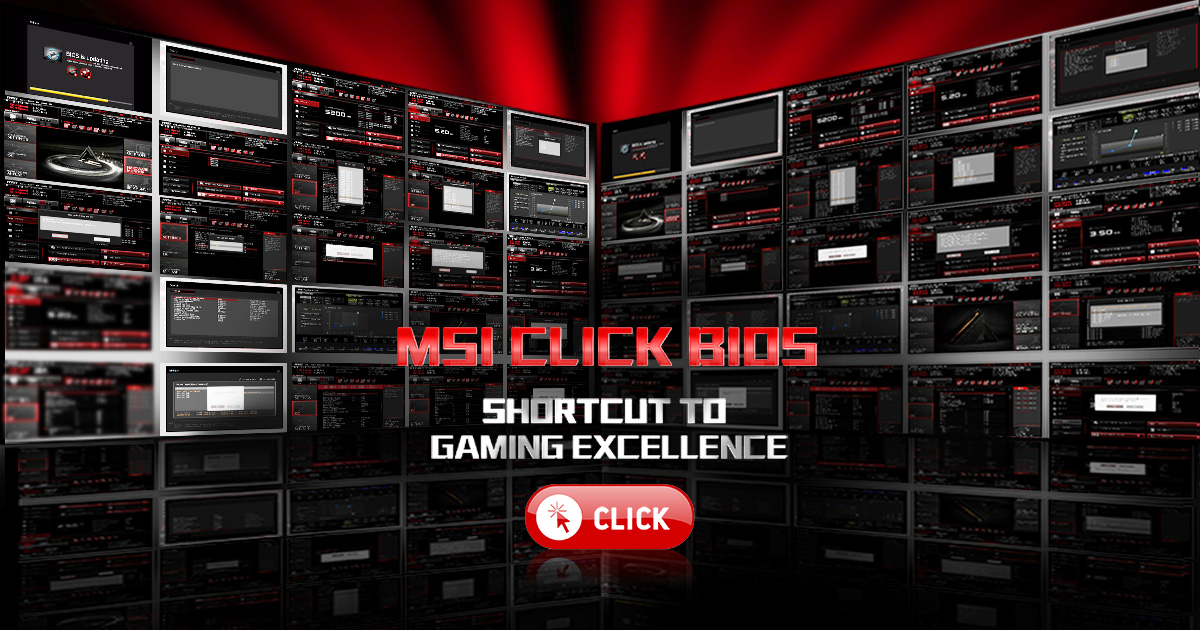 MSI Click BIOS - One-click optimization for Intel / AMD motherboards ...