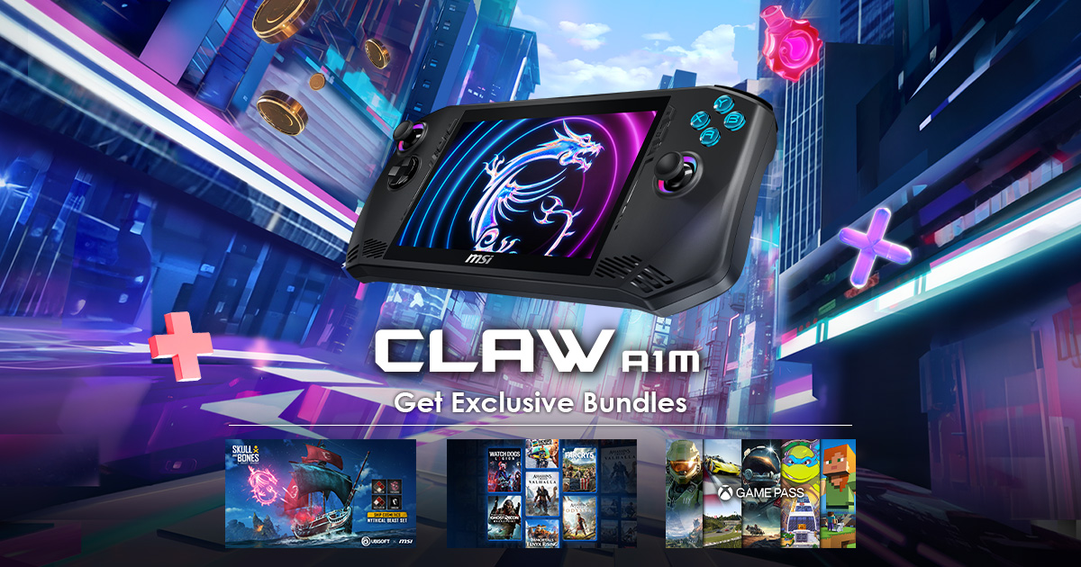 Limited Bundle Offer! Enjoy FREE Games on MSI Claw!