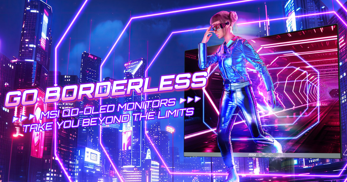 Best QD-OLED Monitor for Gaming 2024｜MSI Go Borderless|