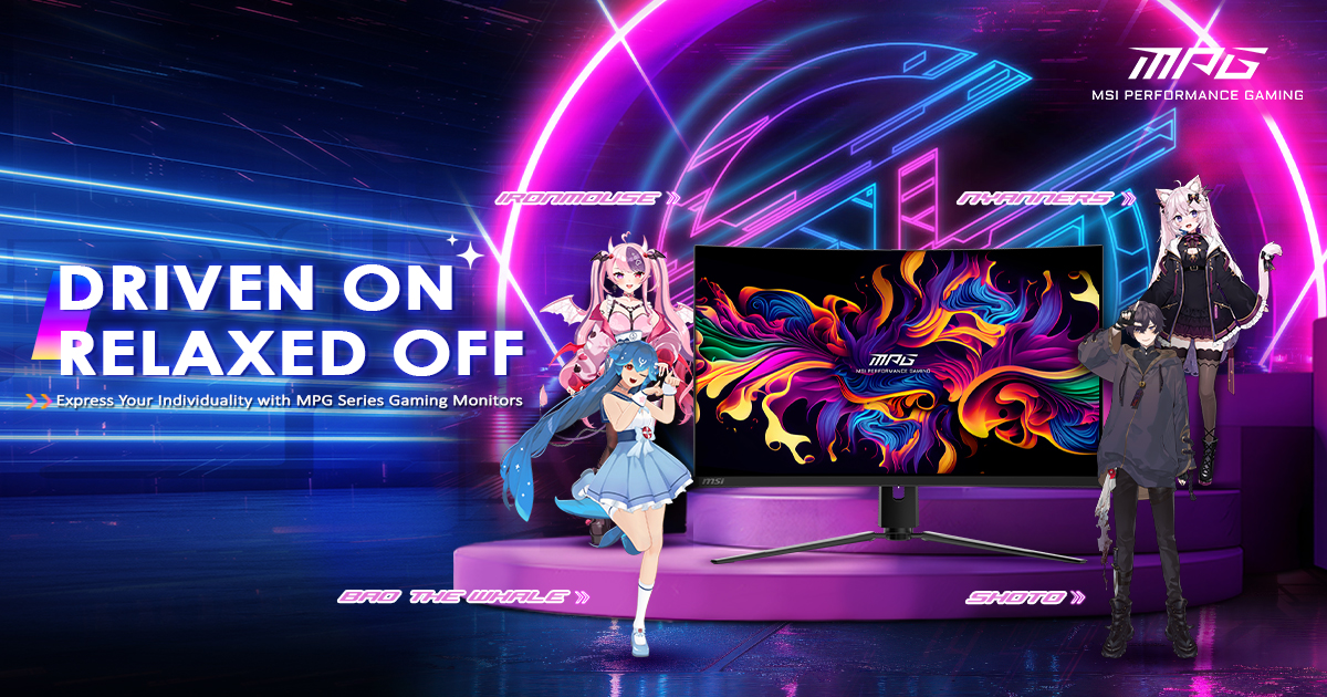 Best MPG Series QD-OLED Gaming Monitor｜Driven On Relaxed Off｜MSI