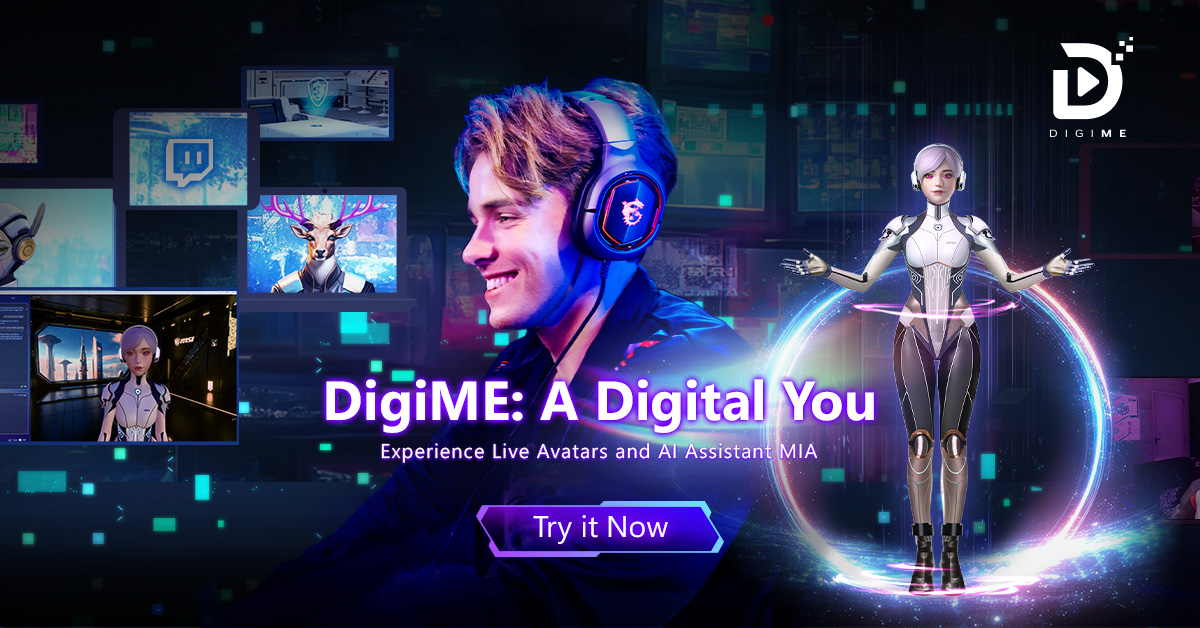 MSI DigiME – AI Avatar Streaming Software & Virtual Voice Assistant MIA