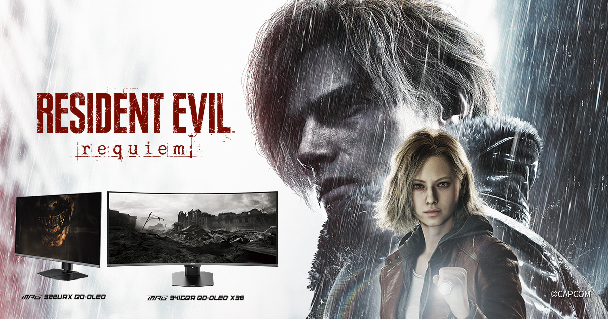 Resident Evil Requiem Game Bundle | MSI Gaming Monitor & Desktop Promotion
