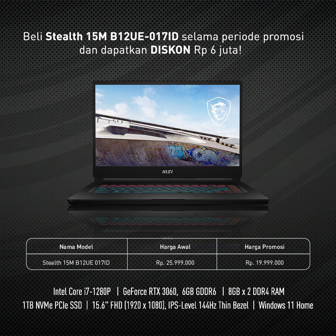 Grand Opening Special Promo MSI Arena PIK Store