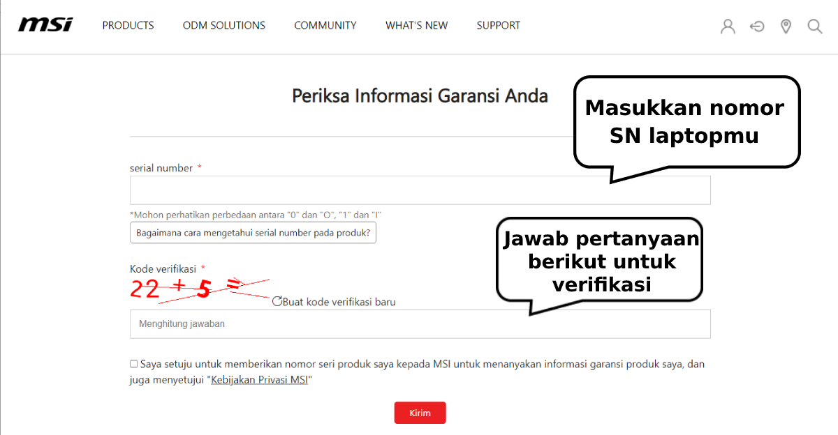 MSI Noteboos Two-Year Warranty Upgrade