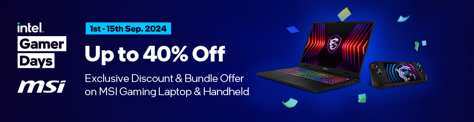 2024 MSI Laptops Intel Gamer Days