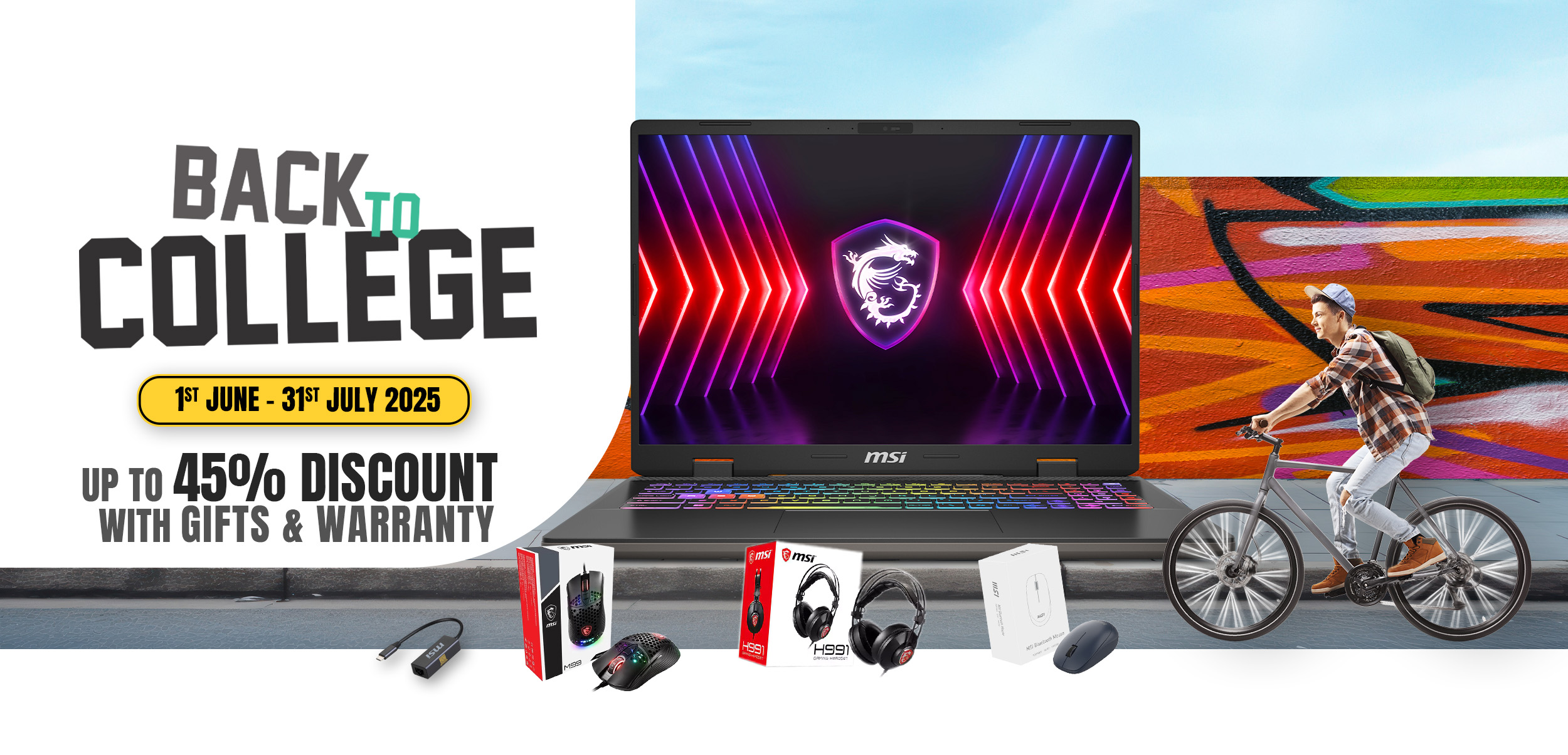 2025 Back to College with MSI Laptop