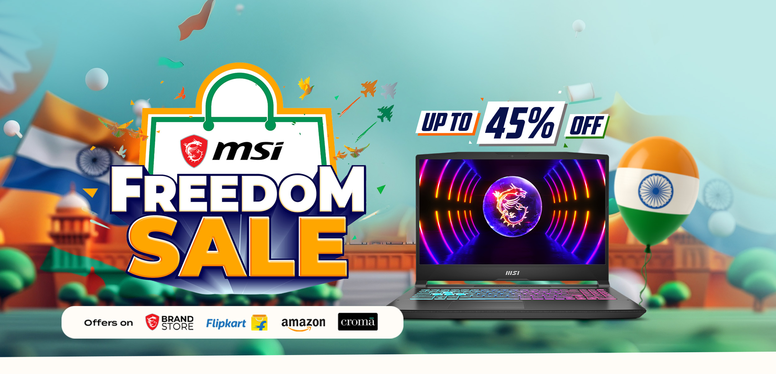 2025 MSI Laptop Anniversary & Freedom Sale