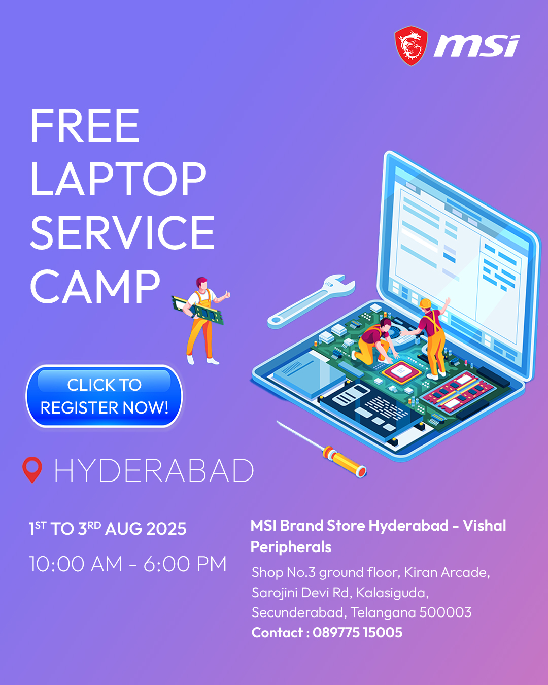 MSI Laptop Brand Store with Special Offer