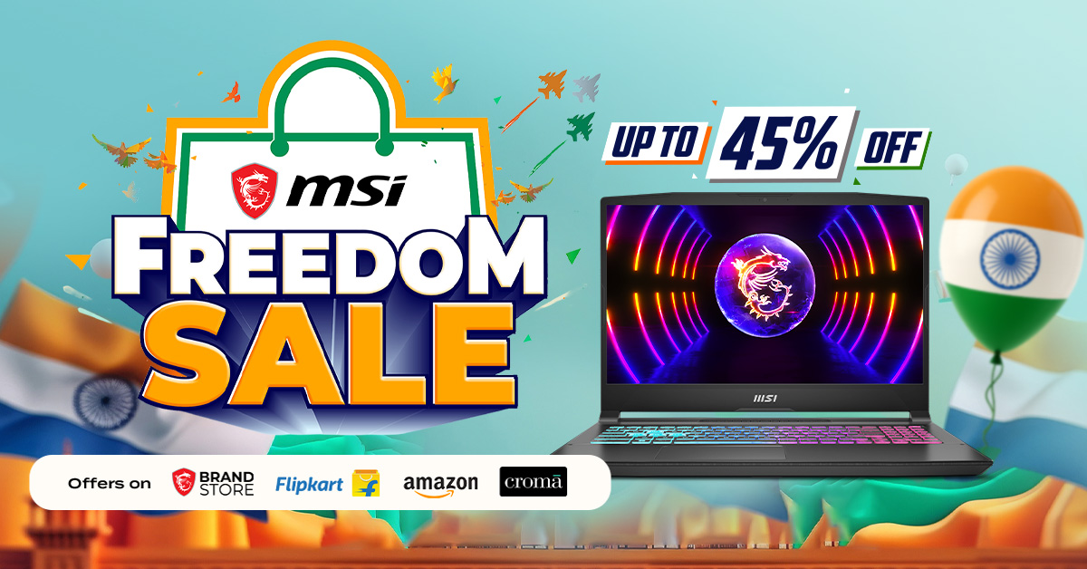 2025 MSI Laptop Anniversary & Freedom Sale