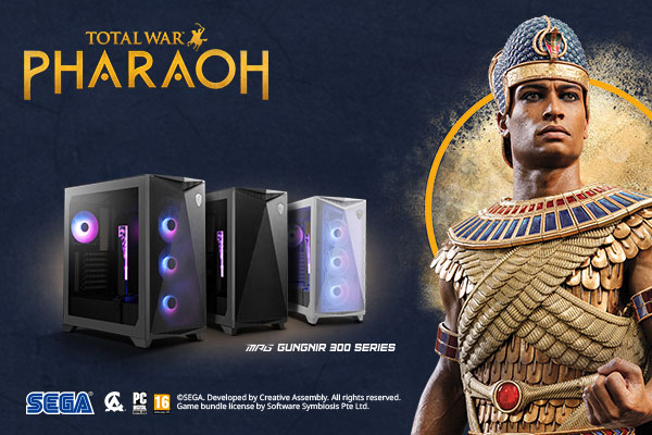 Total War: PHARAOH MSI Game Bundle | PC Case