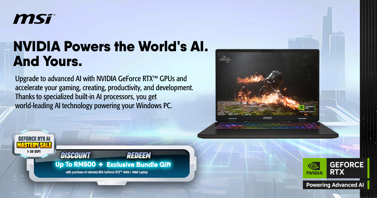 GEFORCE RTX AI MASTERY SALE