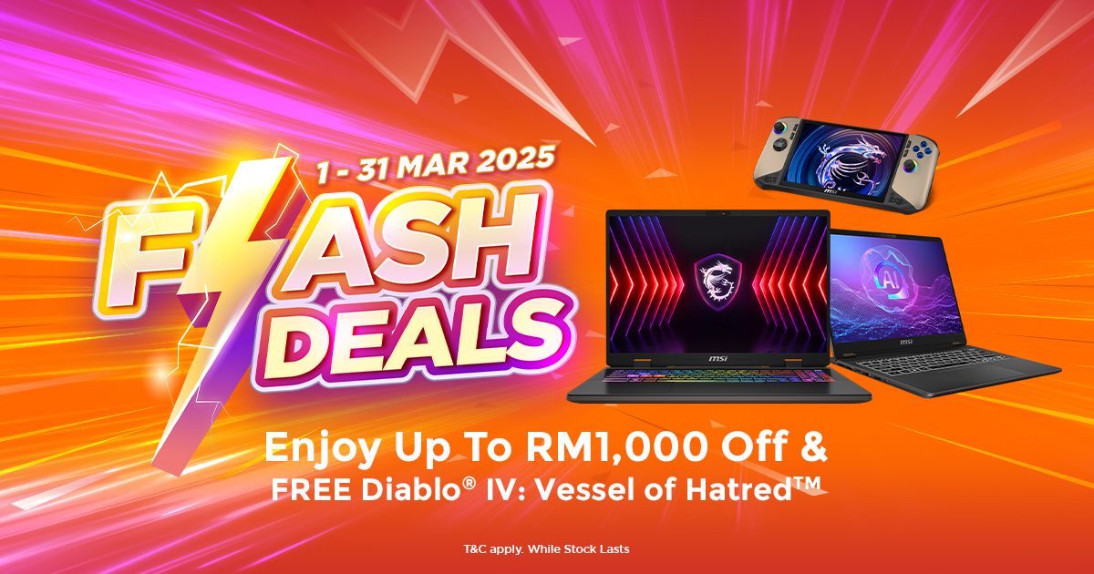 MSI March Flash Deals 2025