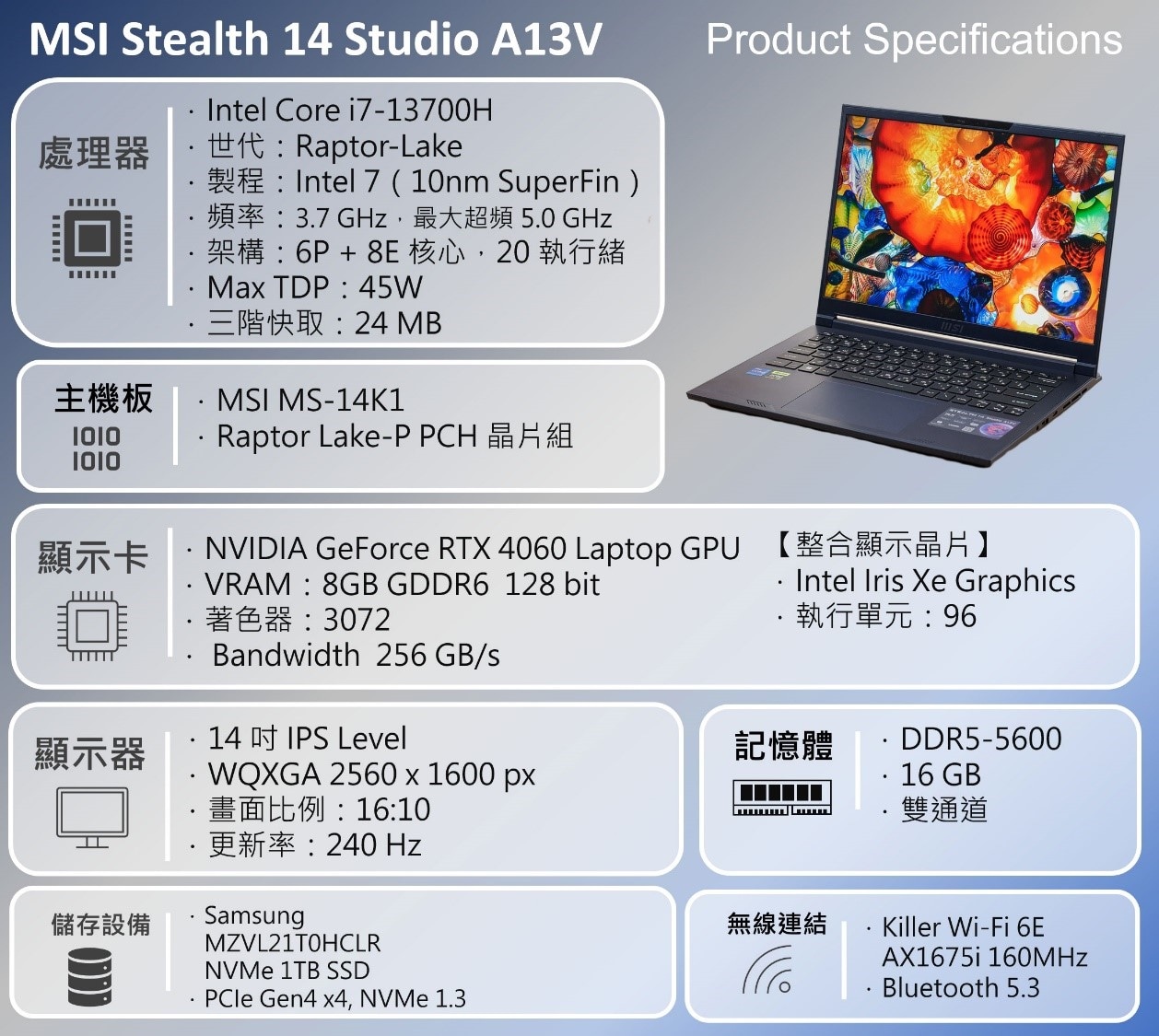 MSI Stealth 14 Studio 開箱實測：能同時滿足電競、商務、創作者需求的跨界筆電