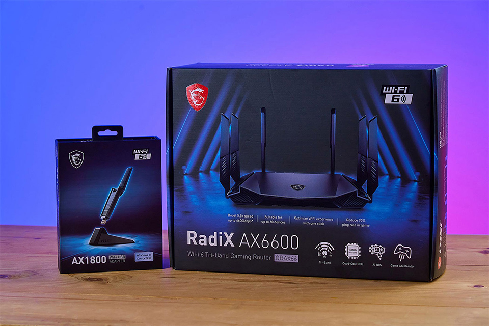 MSI RadiX AX6600 WiFi6三頻電競路由器開箱實測：遊戲連網老是卡？帶你釐清這 5 大關鍵問題