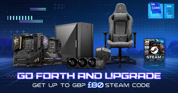 It is time to upgrade - Steam Code Promotion 2022 | Gaming Components | MSI
