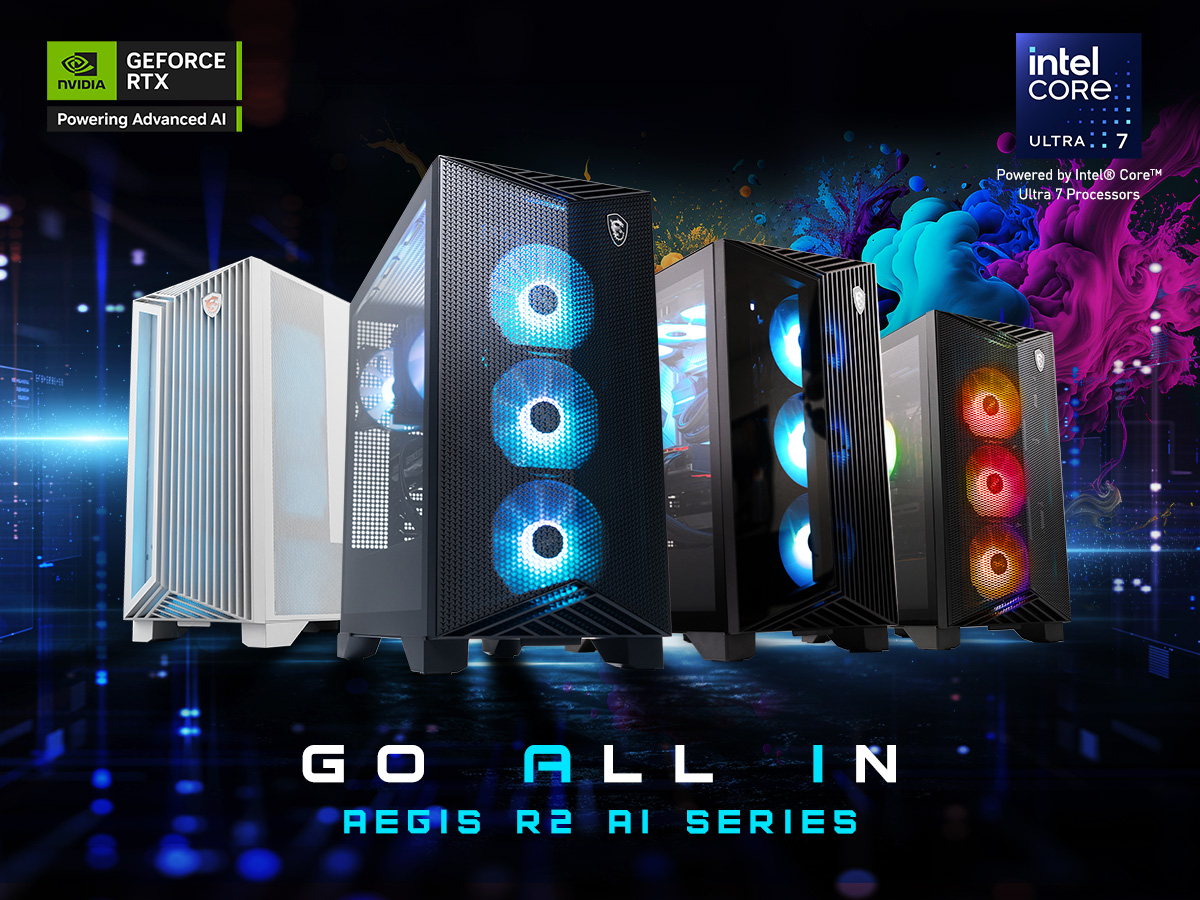 Aegis R2 AI 2nd| Gaming AI PC | Intel Desktops